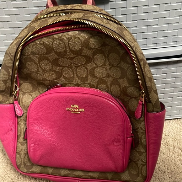 Coach | Bags | Coach Court Backpack In Signature Canvas | Poshmark